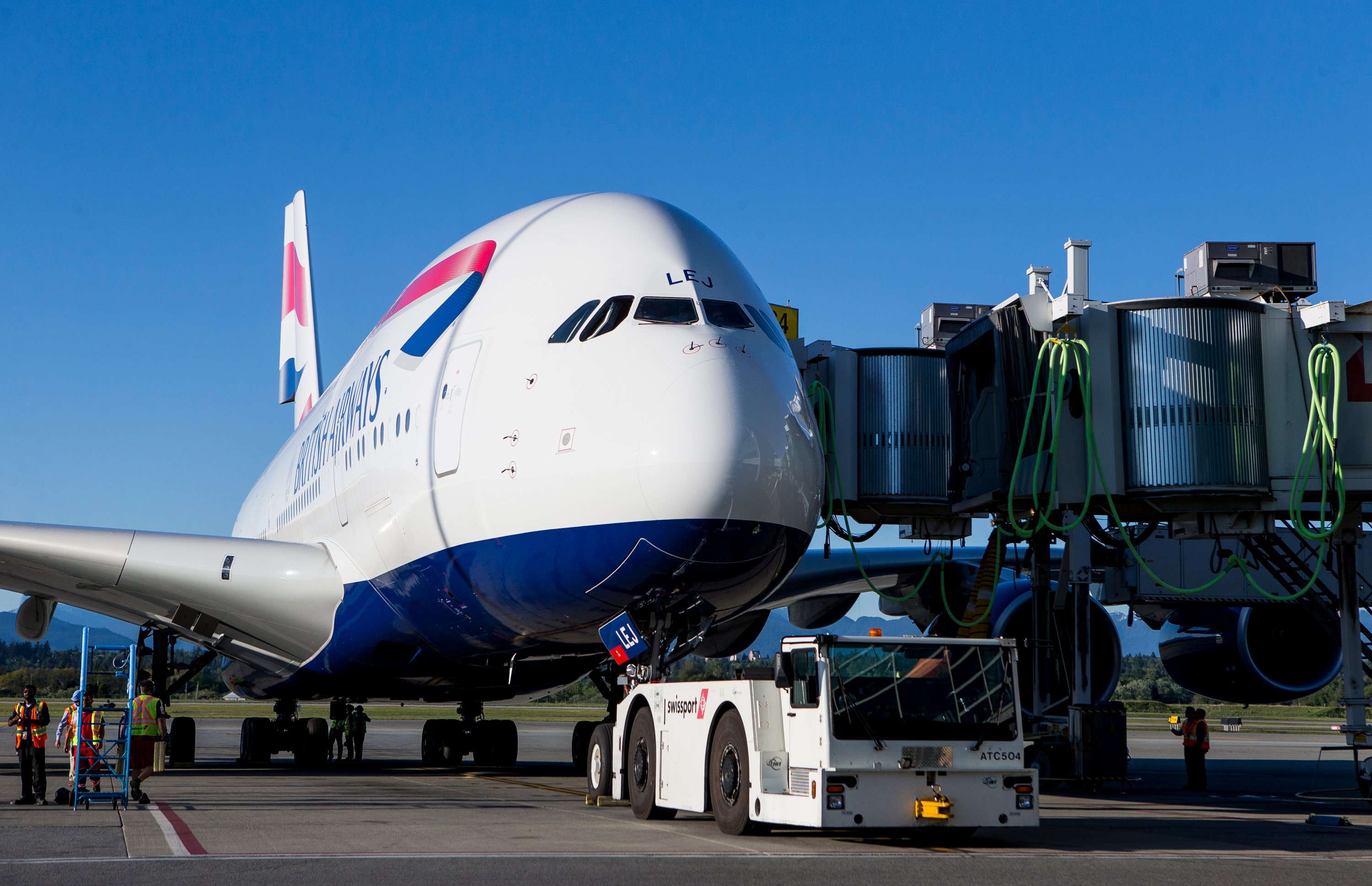 British Airways A380 Lands at YVR | YVR British Airways A380 Lands at YVR | YVR