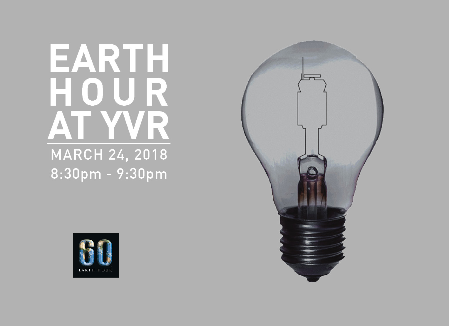 Earth Hour 2018 at YVR | YVR